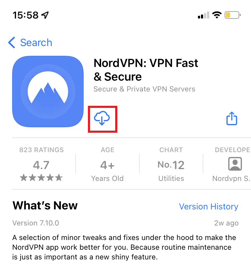Installing the NordVPN app on iPhone or iPad – Live Chat, VPN Setup ...