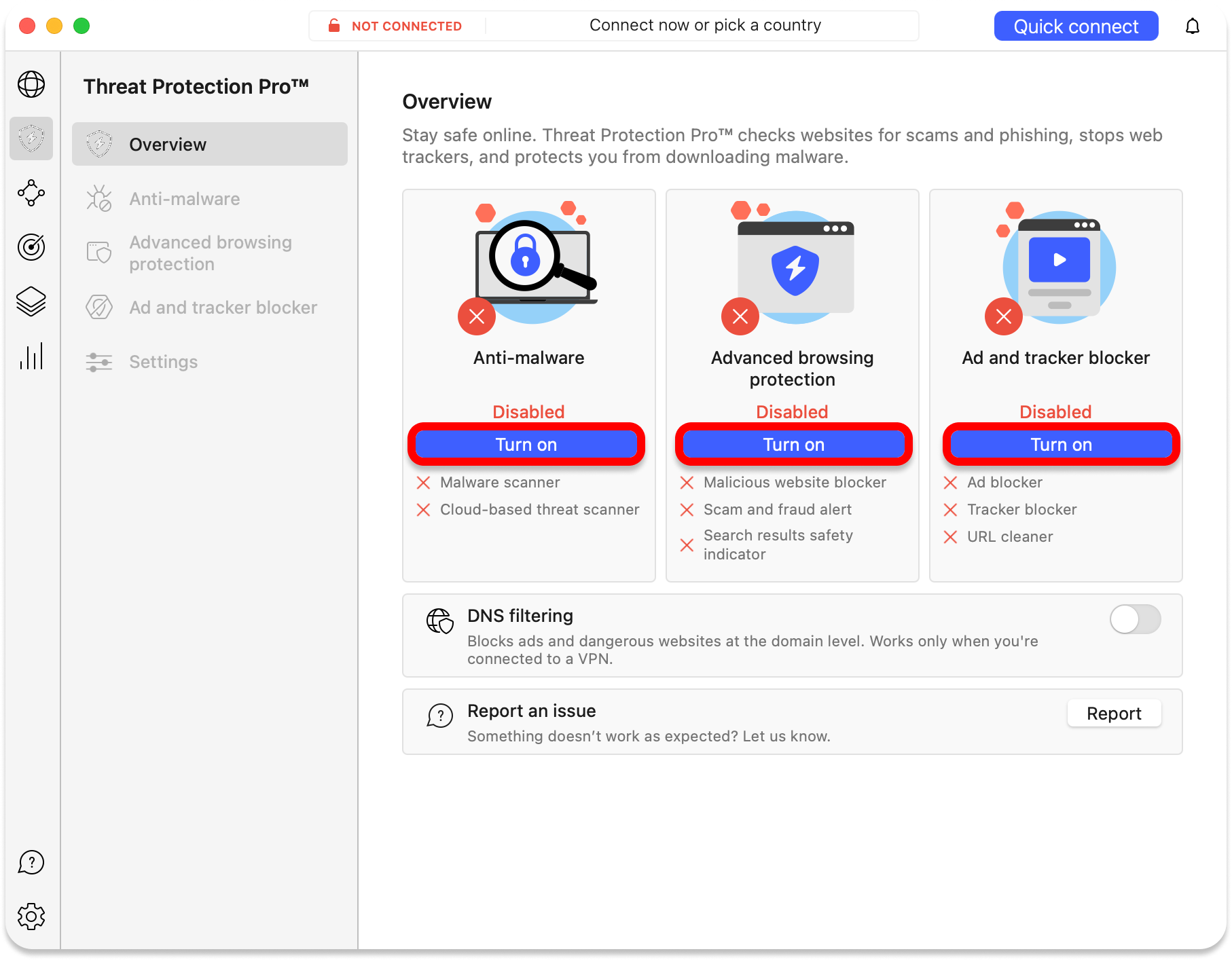 Enabling Threat Protection Pro™ on macOS – Live Chat, VPN Setup ...