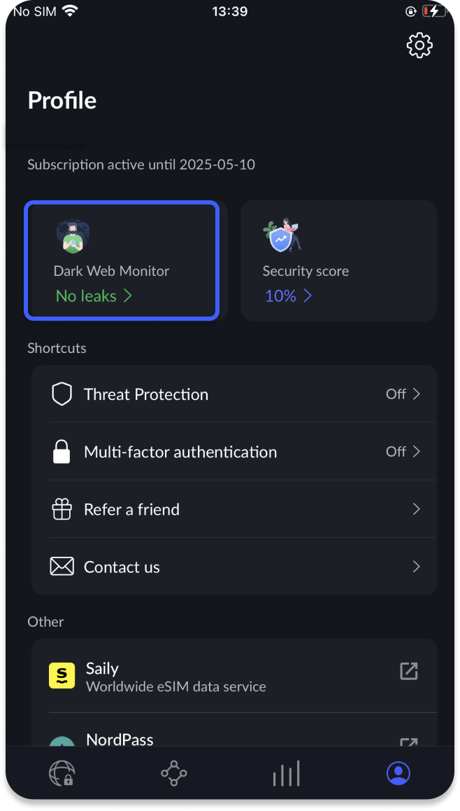 Using the Dark Web Monitor feature – Live Chat, VPN Setup ...