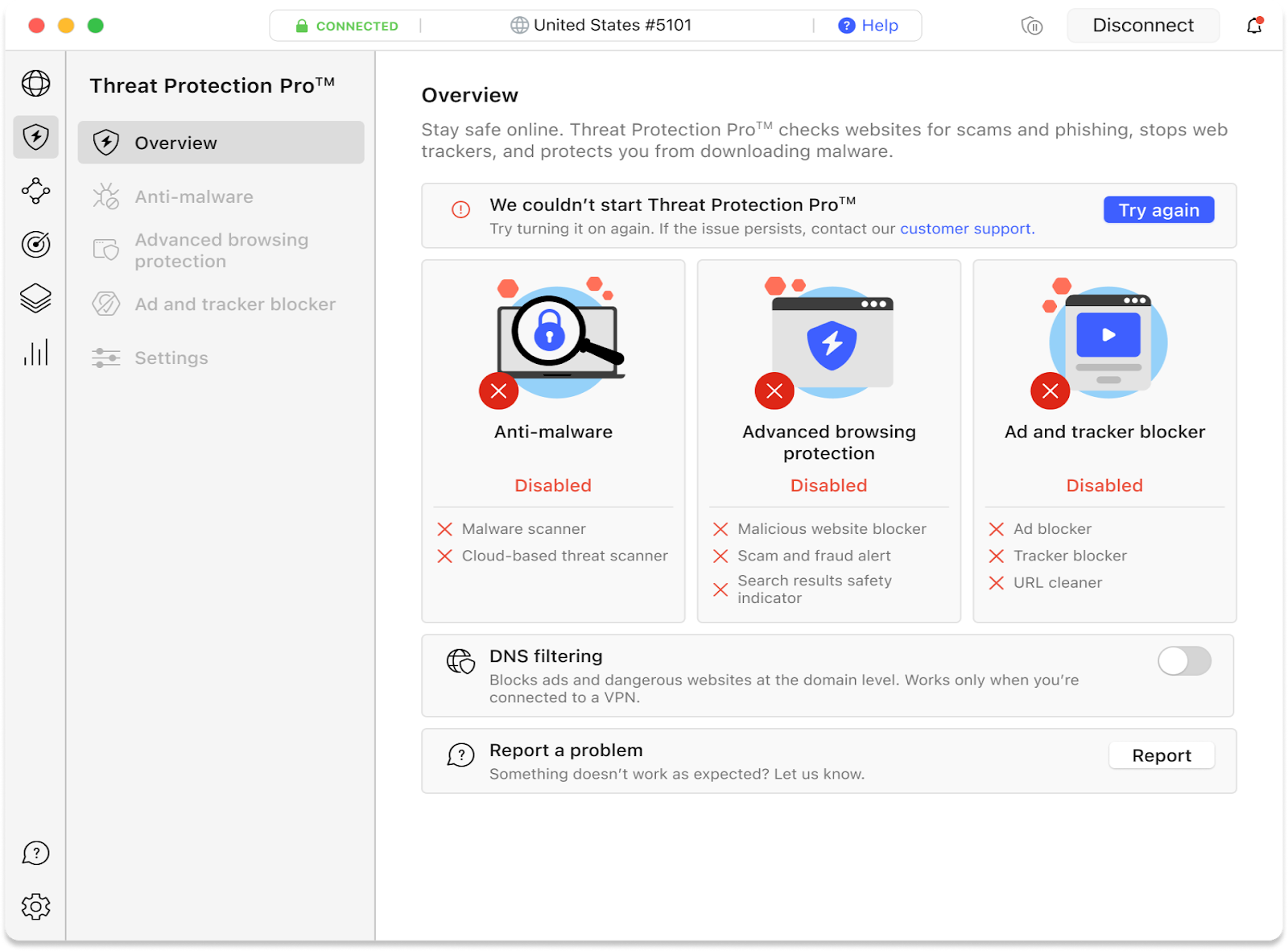 How to resolve Threat Protection Pro™ issues on macOS? – Live Chat, VPN ...