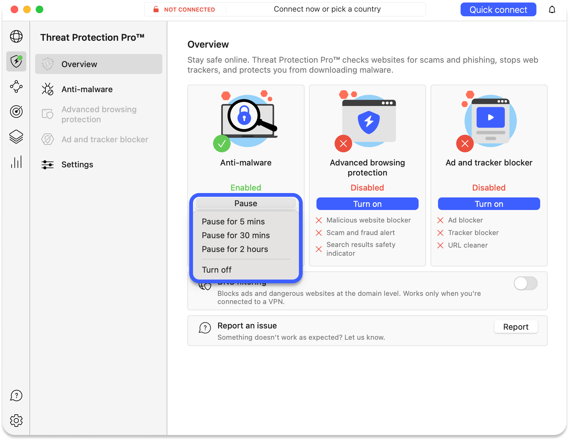 Enabling Threat Protection Pro™ on macOS – Live Chat, VPN Setup ...