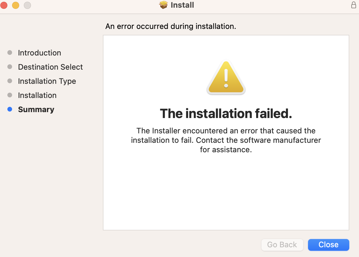 macOS Ventura Error: The Installation Failed – Live-Chat, VPN ...