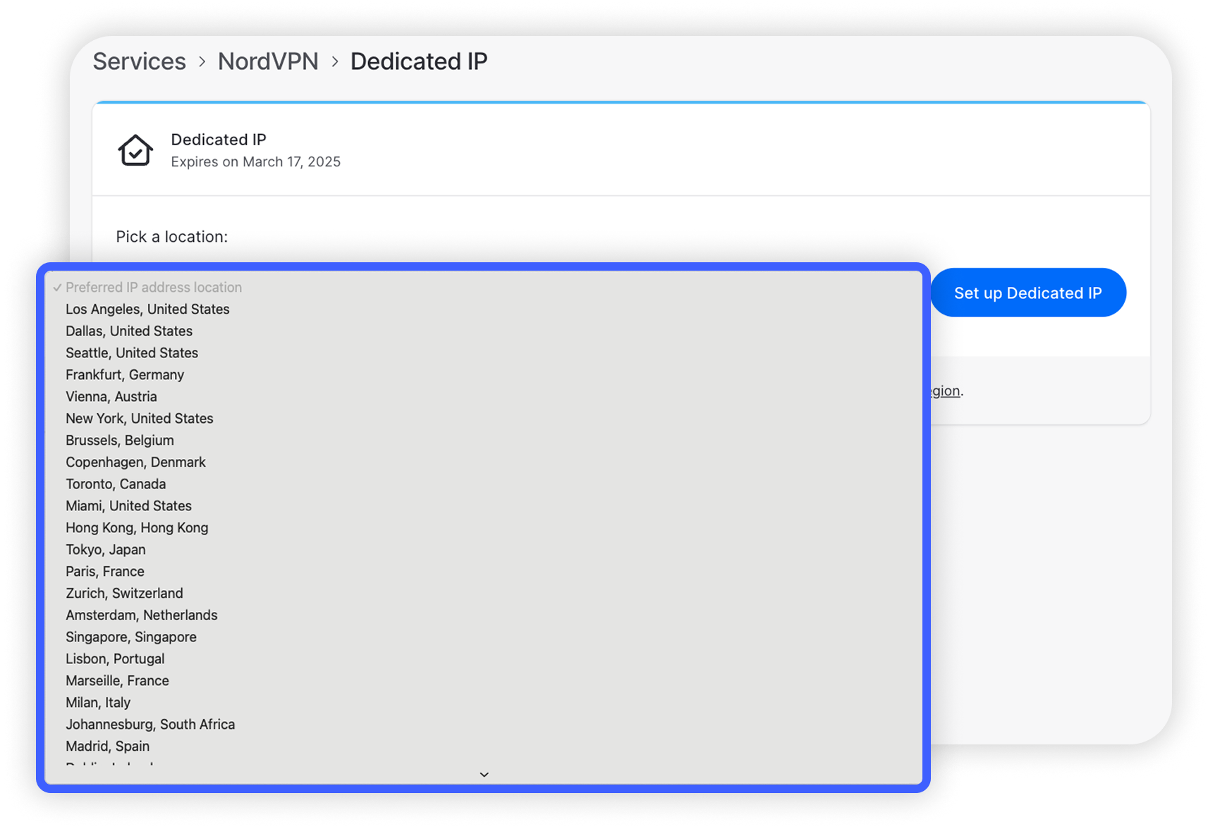 Comment configurer une adresse IP dédiée – Configuration de VPN, Dépannage | Service client de ...